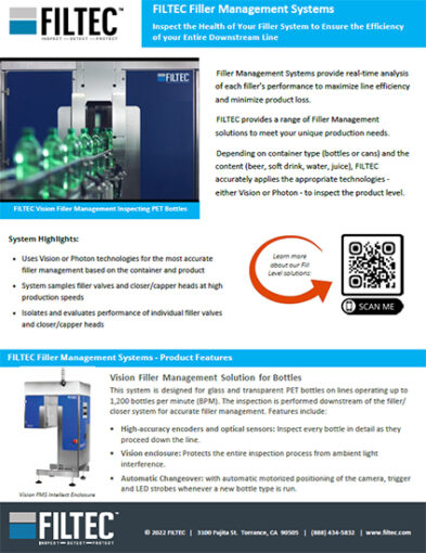 Fill Level Inspection - FILTEC